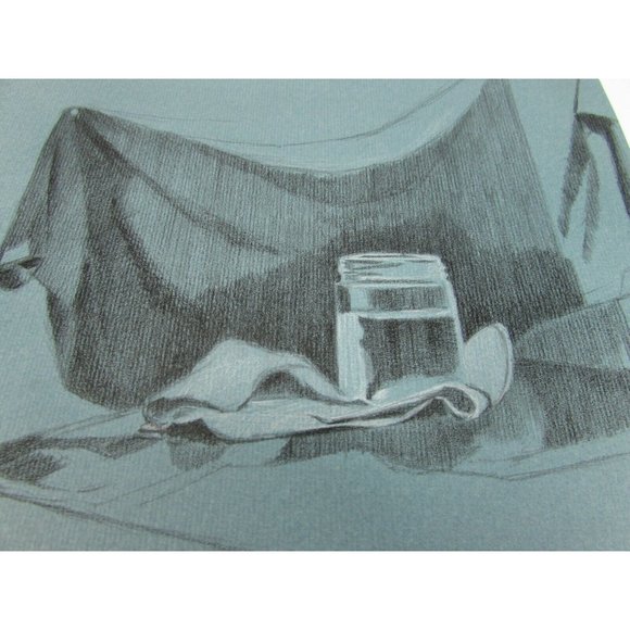 Susan Wohl | Art | Vintage Drawing Still Life Jar On Table 976 Artist ...